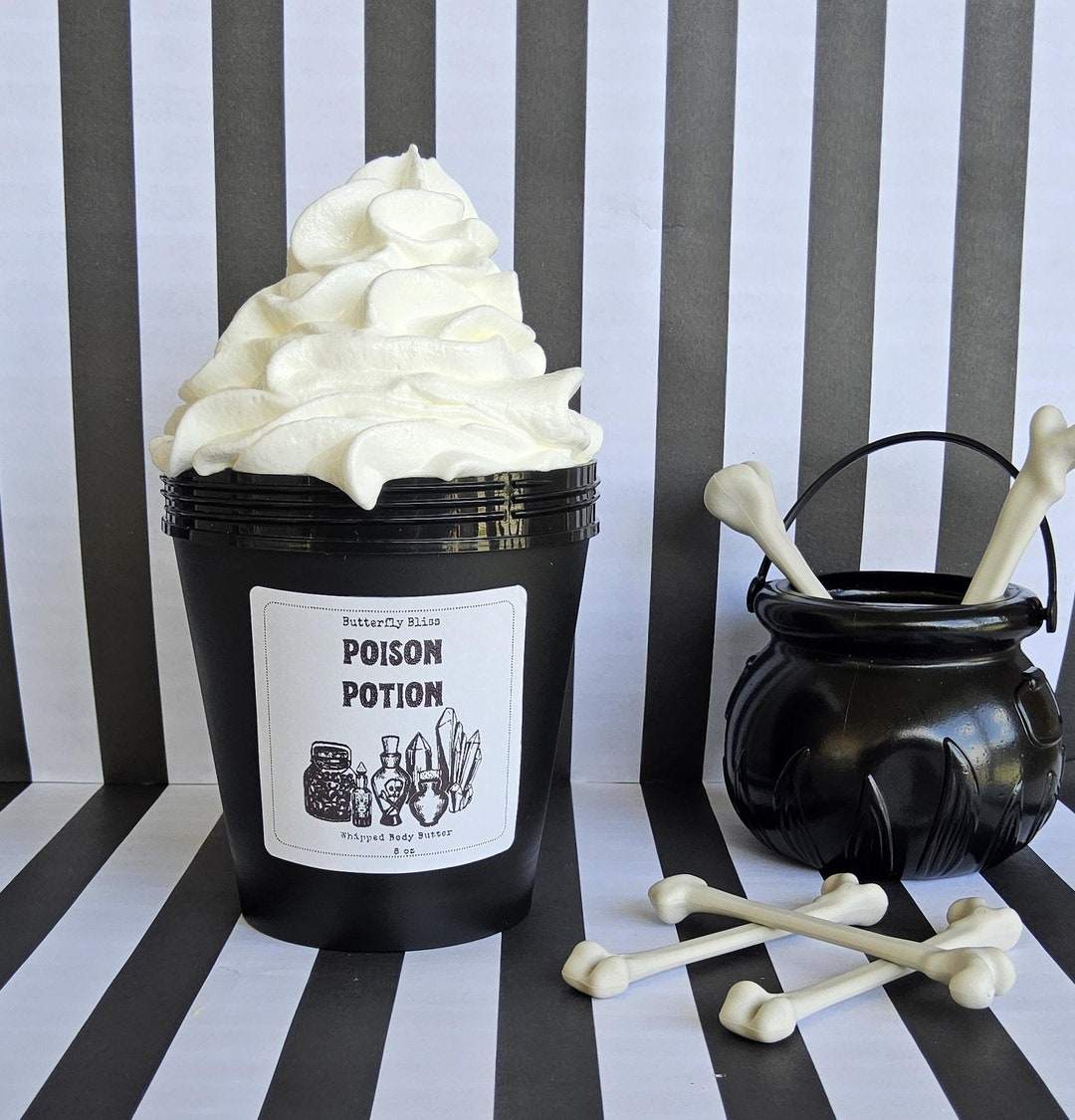 Poison Potion | Whipped Shea Butter | Witch Gift | Witch Halloween ...