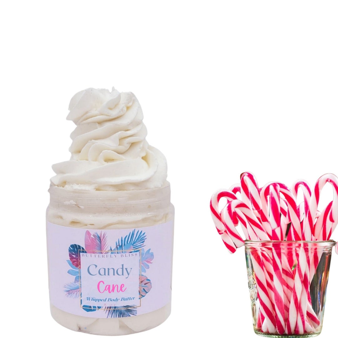 Candy Cane Body Cream Lotion Handmade Vegan Body Lotion - Etsy