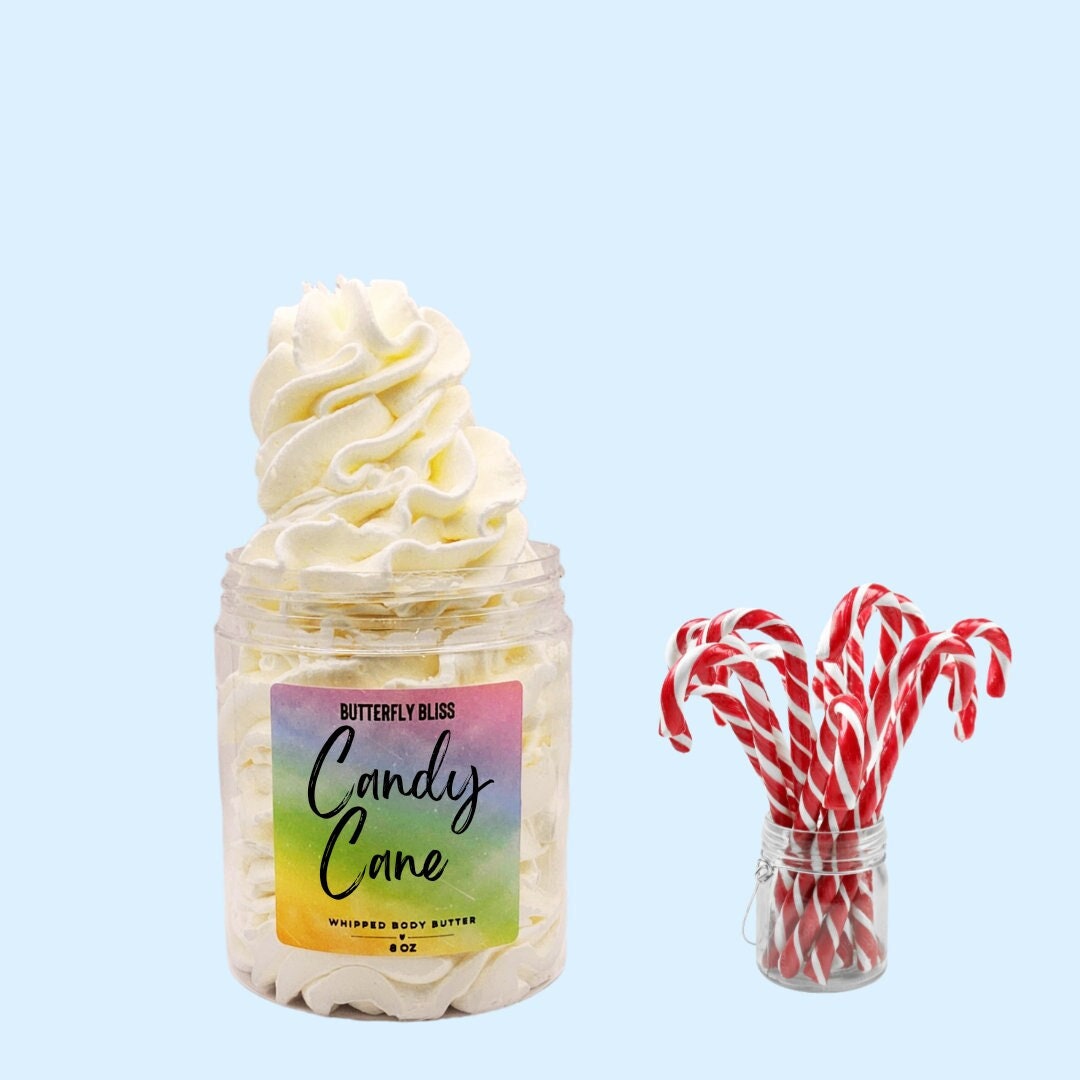 Candy Cane Body Cream Lotion Handmade Vegan Body Lotion Vegan Gift ...
