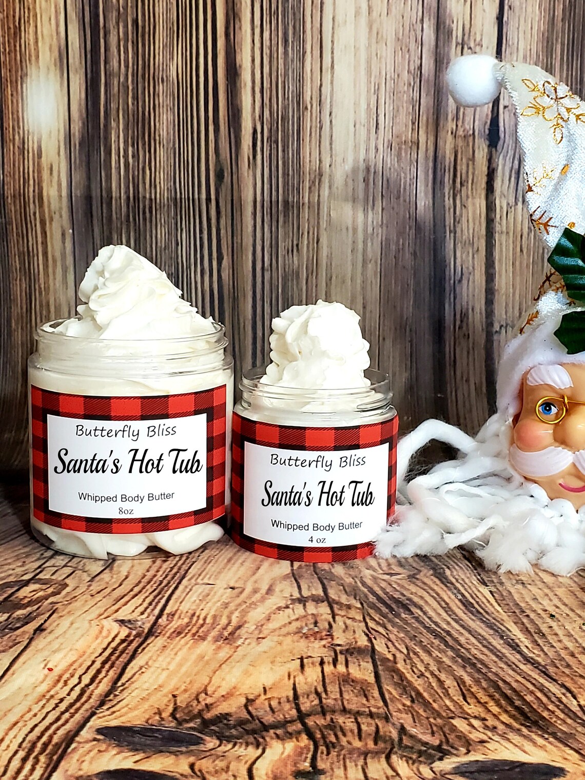 Santa Body Butter Santa Gift Secret Santa Gift White | Etsy