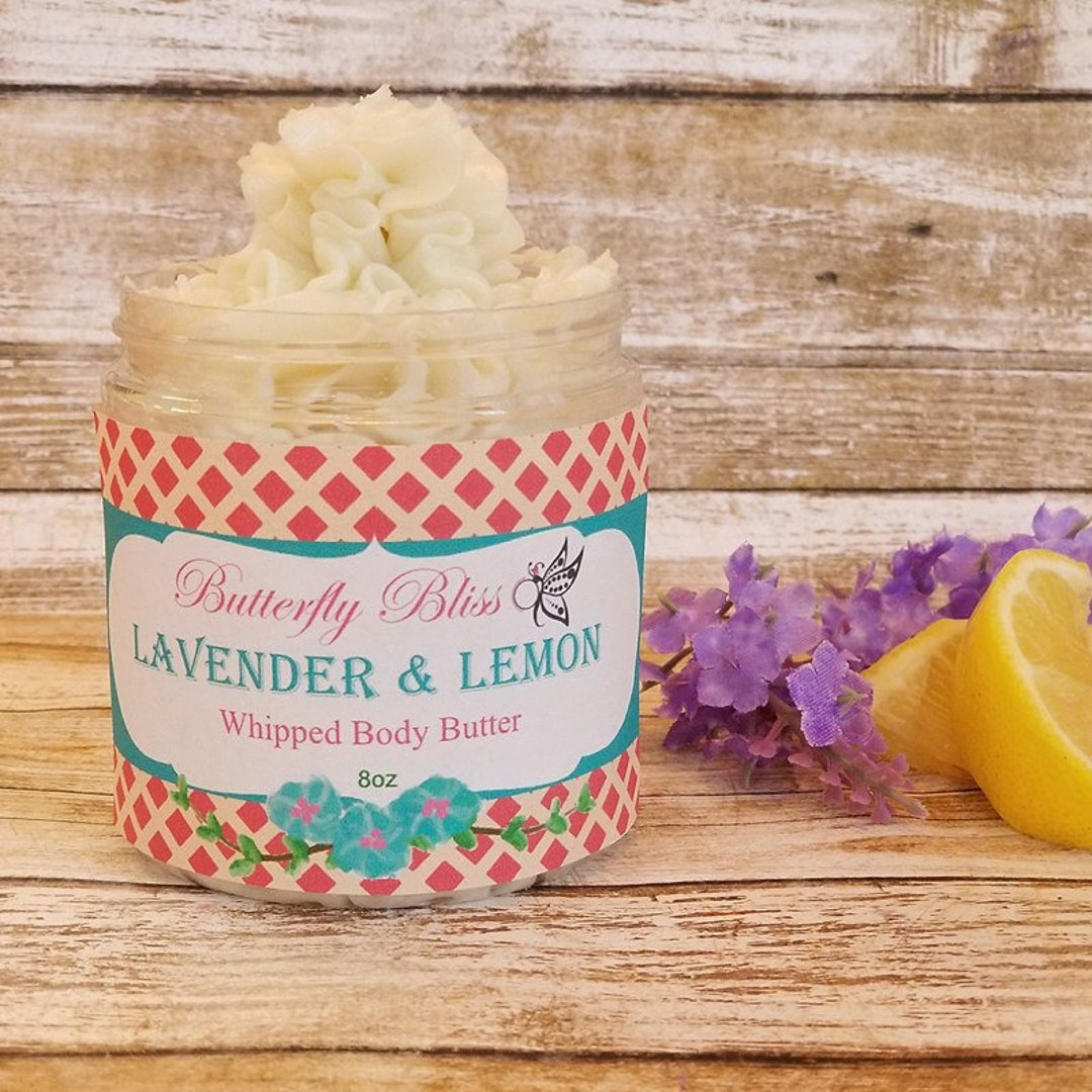 Lavender Body Butter Lavender and Lemon Body Butter Lavender Lotion ...