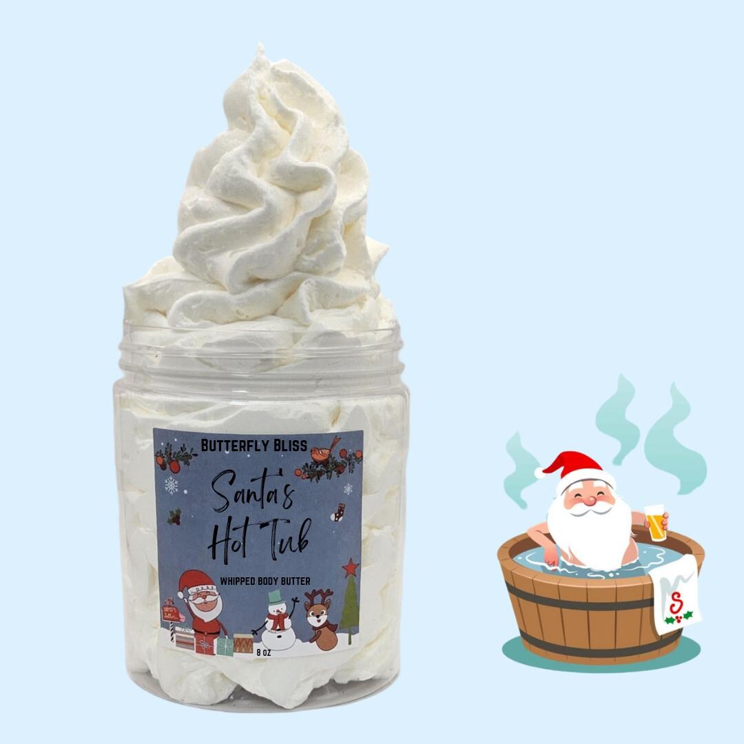 Santa Body Butter | Santa Gift | Secret Santa Gift | White Elephant ...
