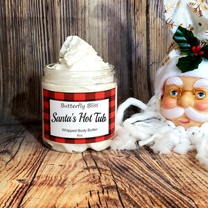 Santa Body Butter Santa Gift Secret Santa Gift White - Etsy