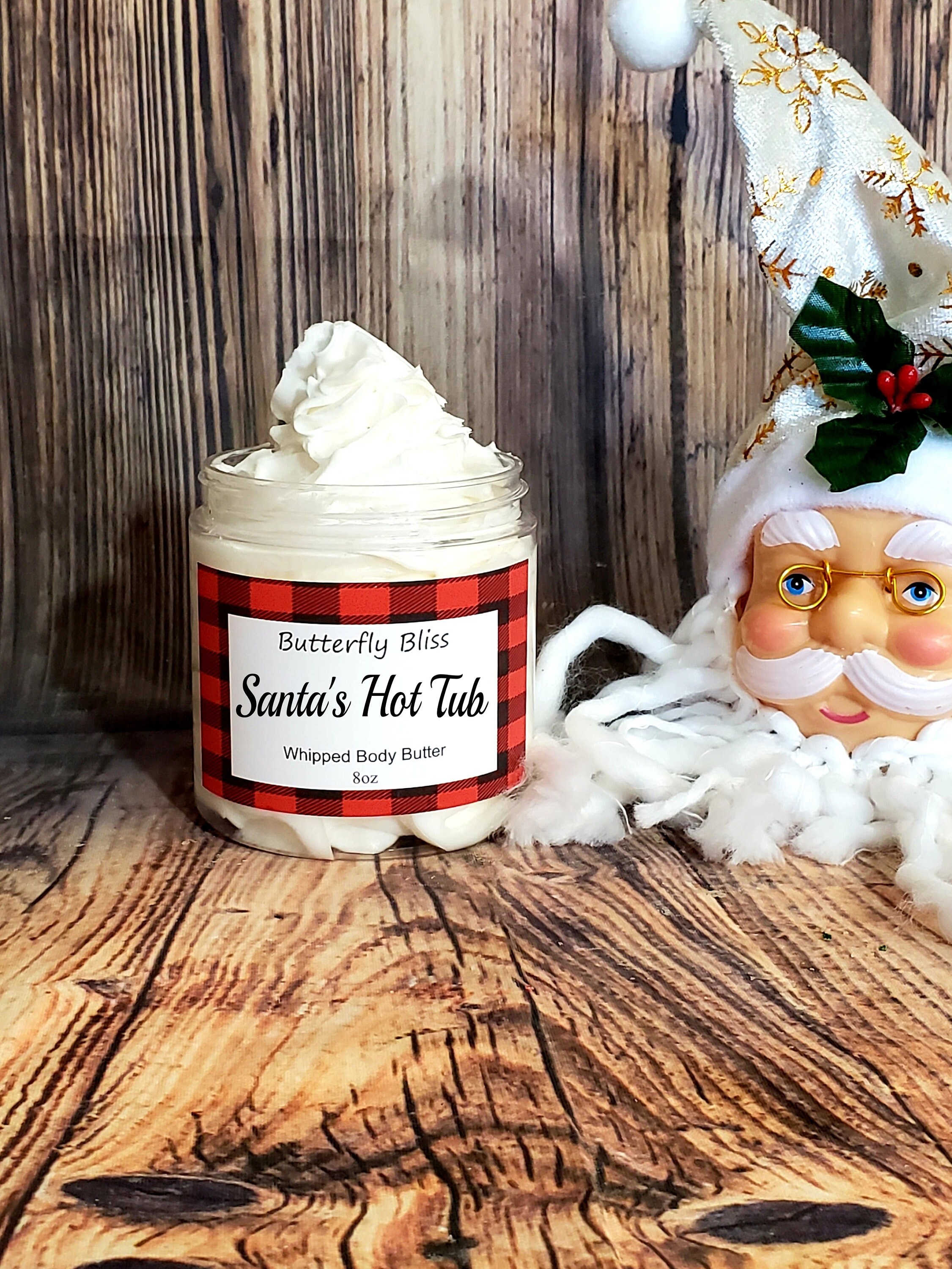 Santa Body Butter Santa Gift Secret Santa Gift White | Etsy