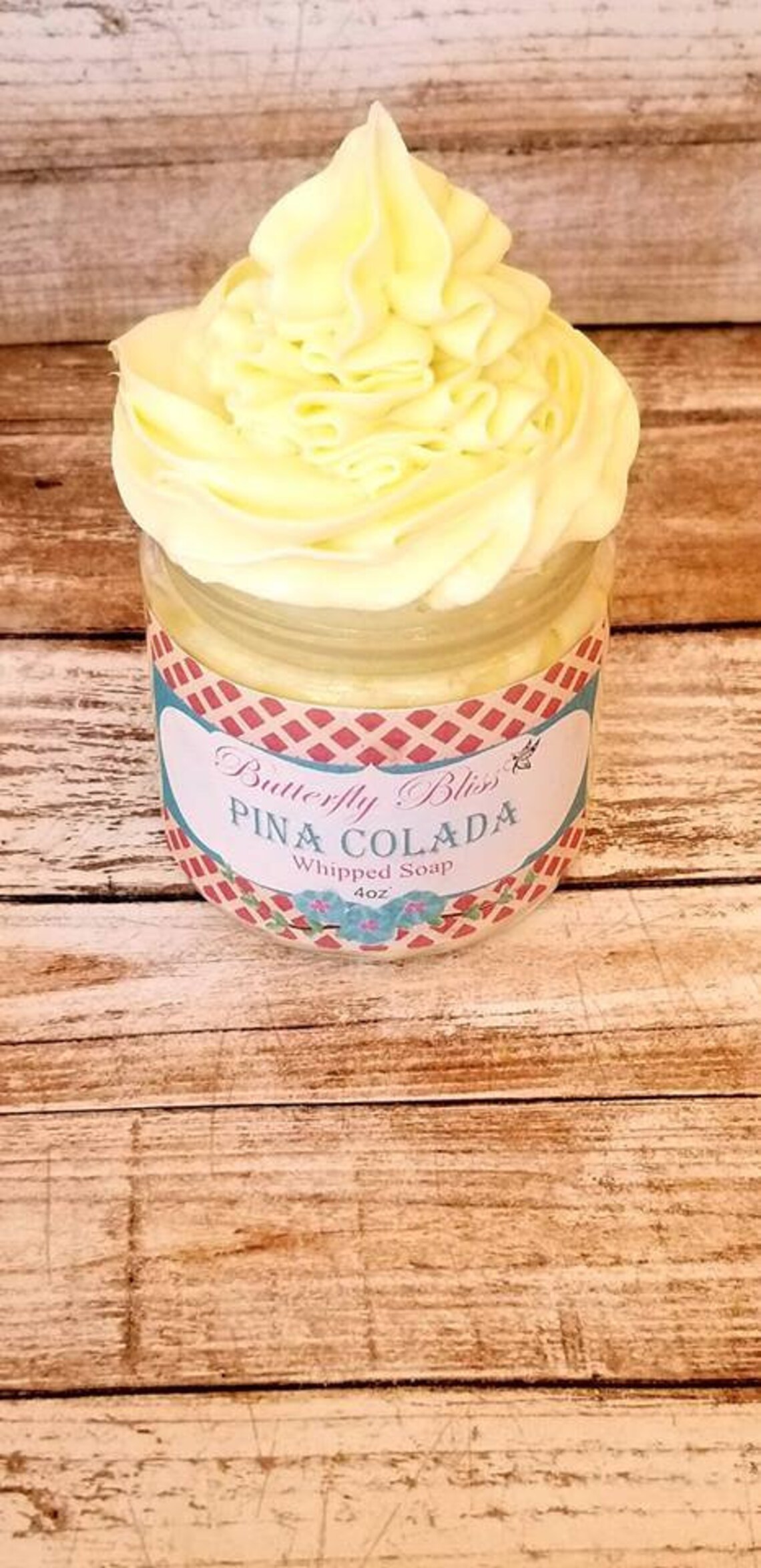 Whipped Soap Cream Fluff Pina Colada Whip Soap Fluffy - Etsy
