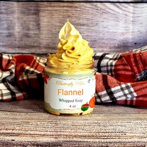 Flannel Whipped Soap | Vanilla Whipped Soap | Clean Scented Whipped ...