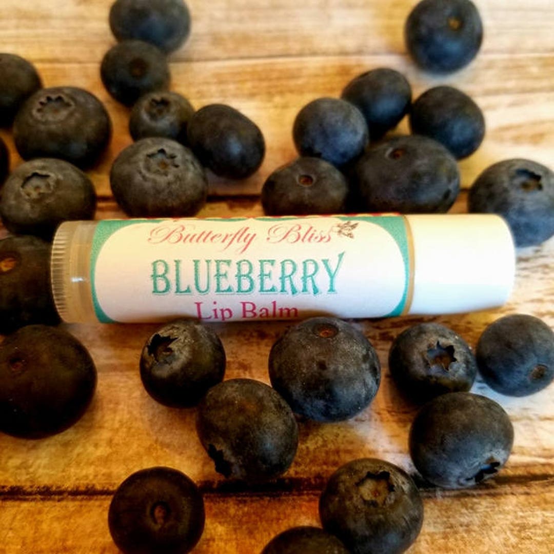 All Natural Lip Balm | Lip Moisturizer | Lip Balm | Blueberry Lip Balm ...