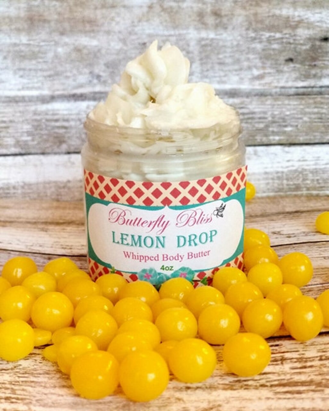 Lemon Body Butter Body Cream Body Moisturizer Natural - Etsy
