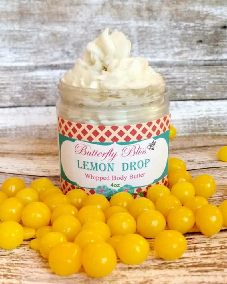Lemon Body Butter Body Cream Body Moisturizer Natural - Etsy Canada