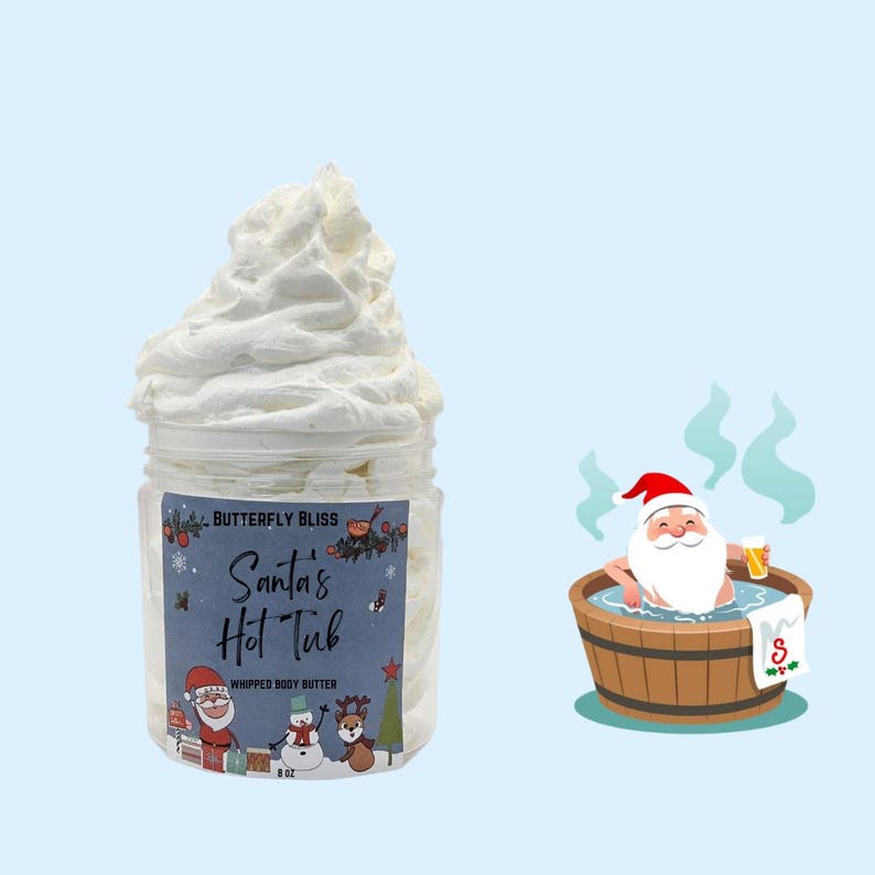 Santa Body Butter | Santa Gift | Secret Santa Gift | White Elephant ...