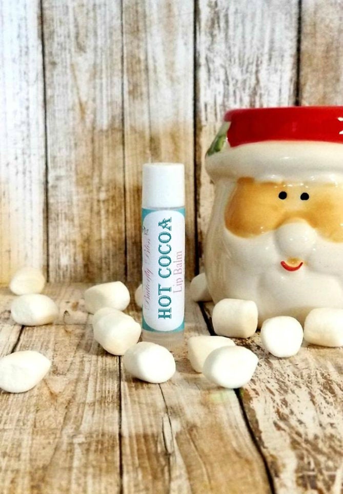 Hot Cocoa Lip Balm Natural Lip Balm Flavored Lip Butter - Etsy