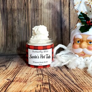Santa Body Butter Santa Gift Secret Santa Gift White - Etsy