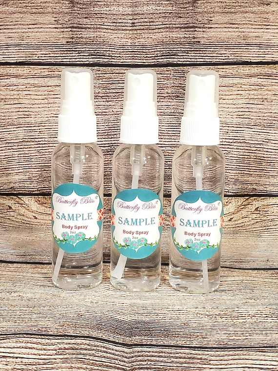 Body Spray Sample Sets Mini Body Sprays 2 Oz Body Spray - Etsy