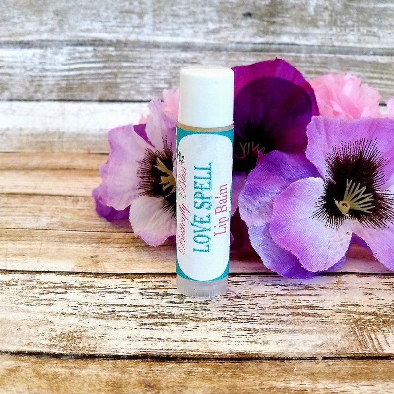 Homemade Lip Balm Love Spell Lip Balm Organic Lip Balm | Etsy