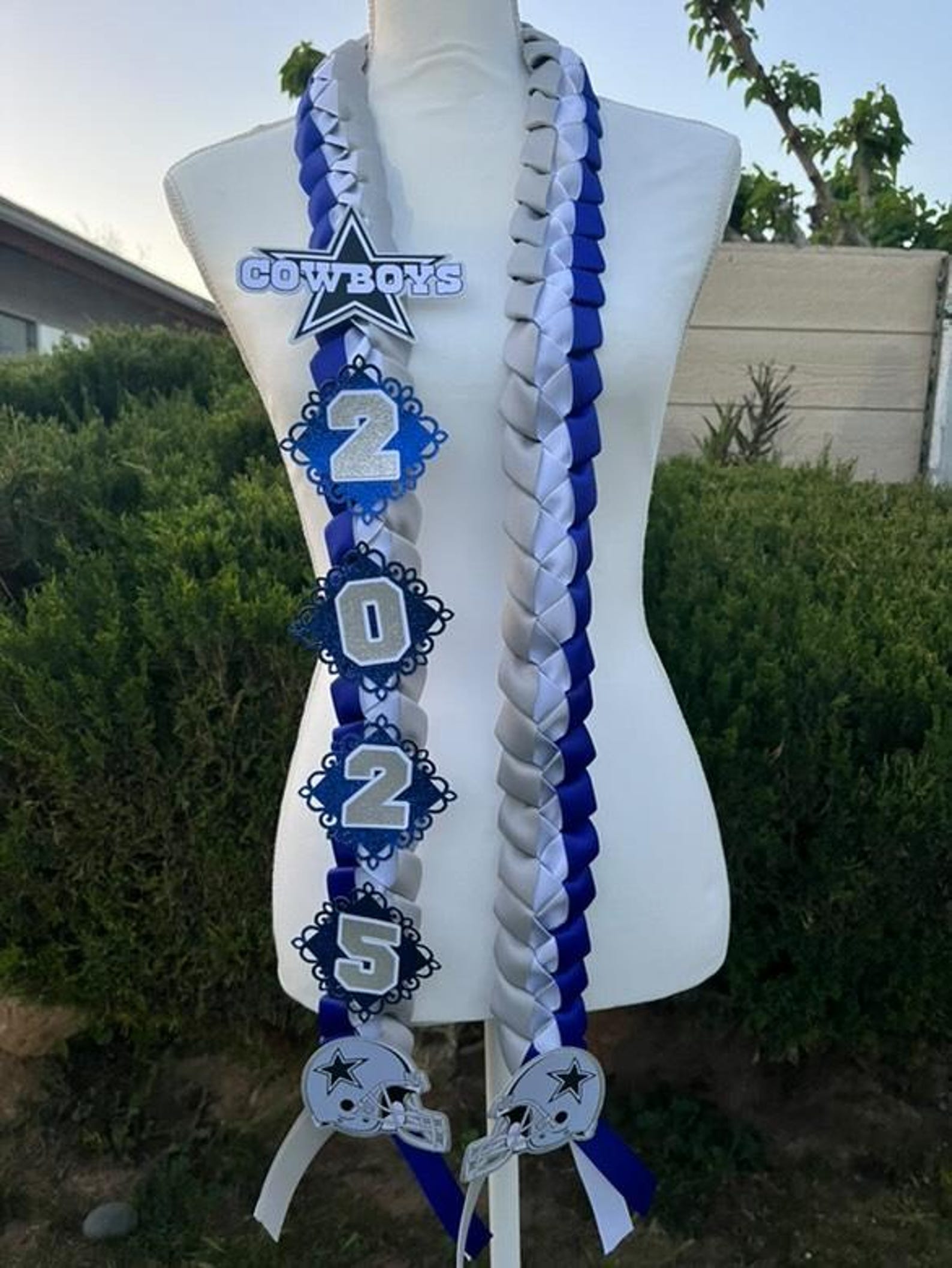 Personalized Custom Graduation Leis, Two Ribbon Graduation Lei - Etsy