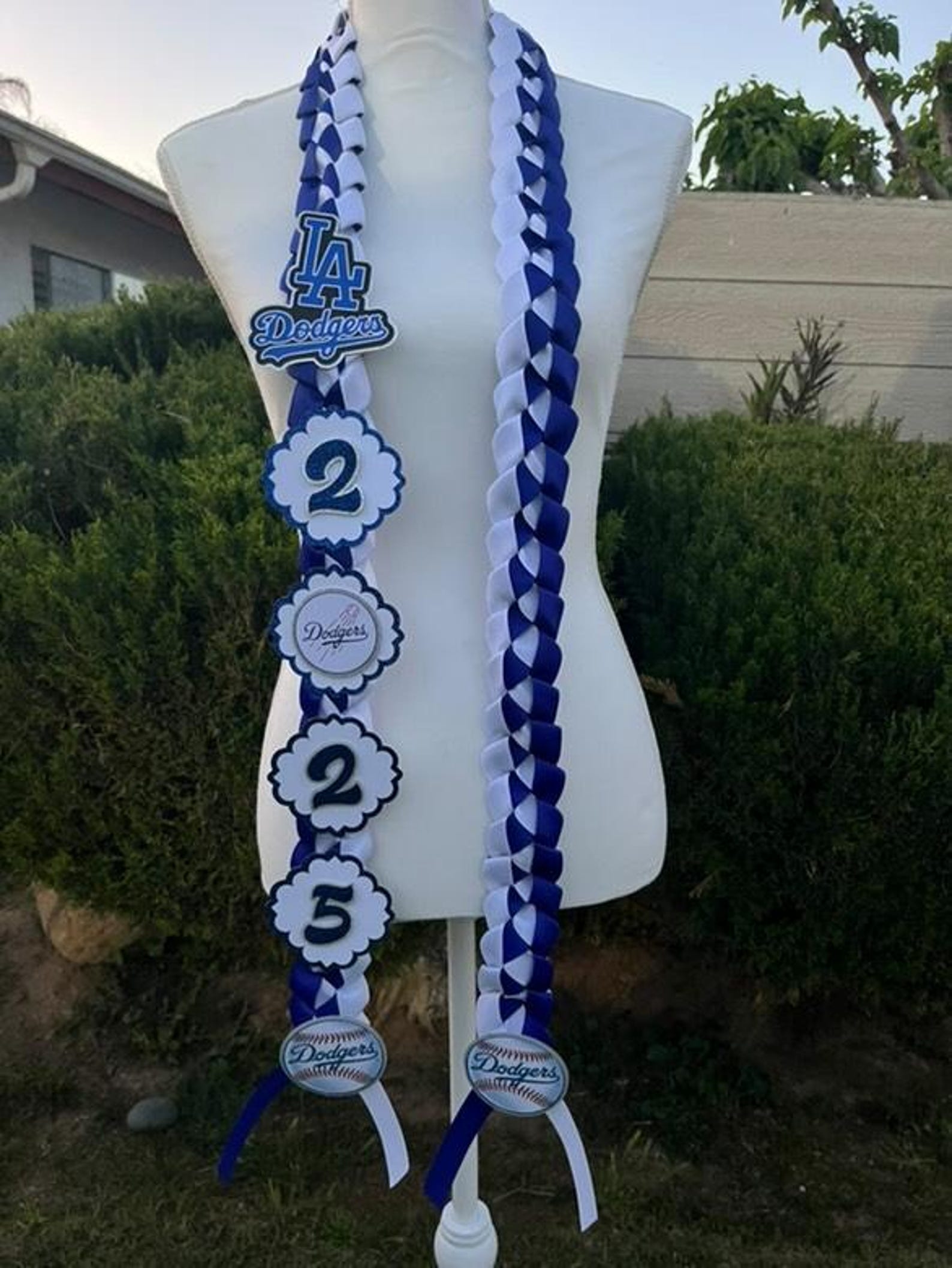 Personalized Custom Graduation Leis, Two Ribbon Graduation Lei - Etsy