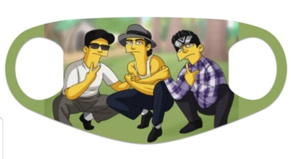 Simpsons Vato Loco Face Mask - Etsy Ireland