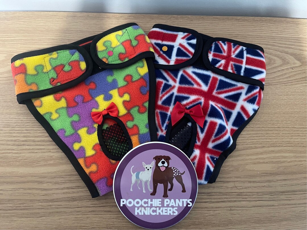 Dog Heat Pants /dog Knickers / Dog Season Pants / Dog Panties /dog ...