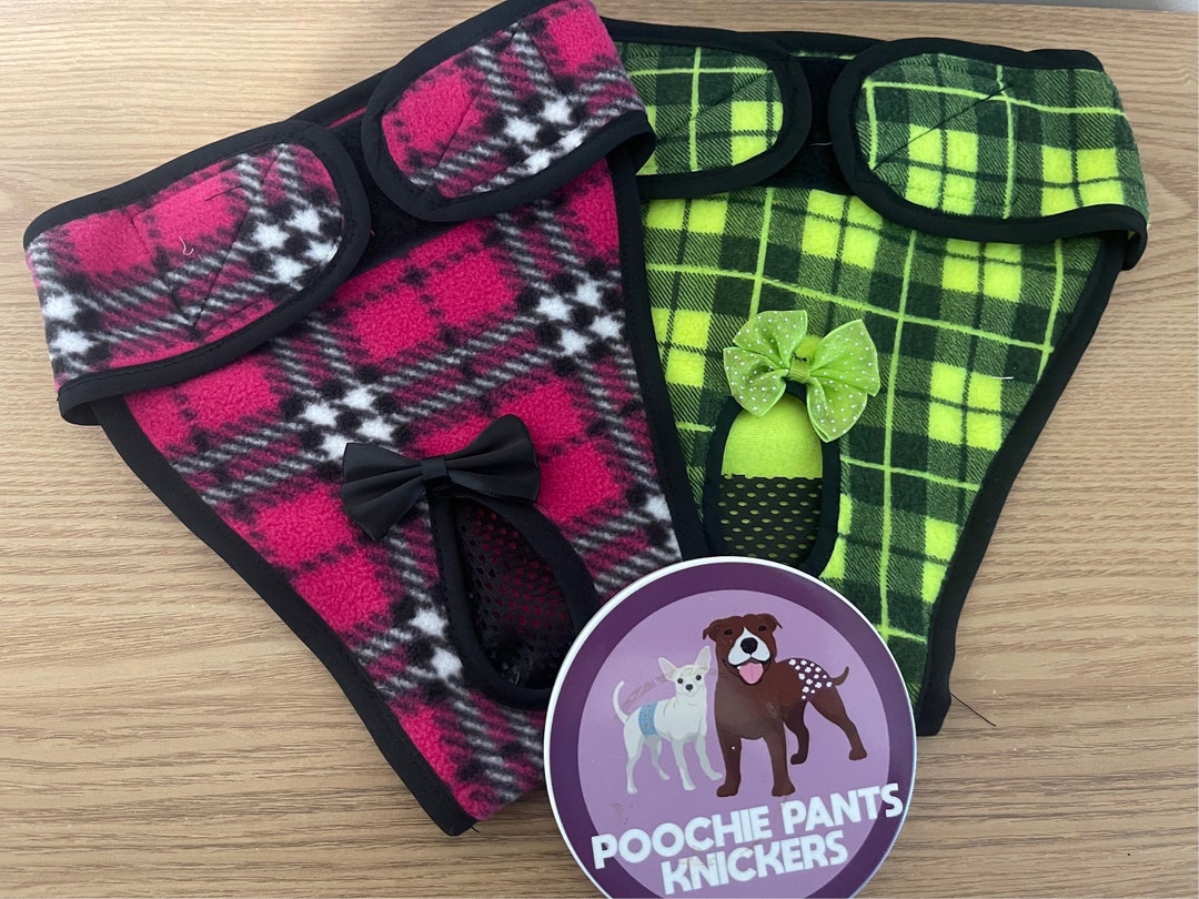 Dog Heat Pants / Hygiene Knickers / Dog Season Pants, Dog Panties, Dog ...