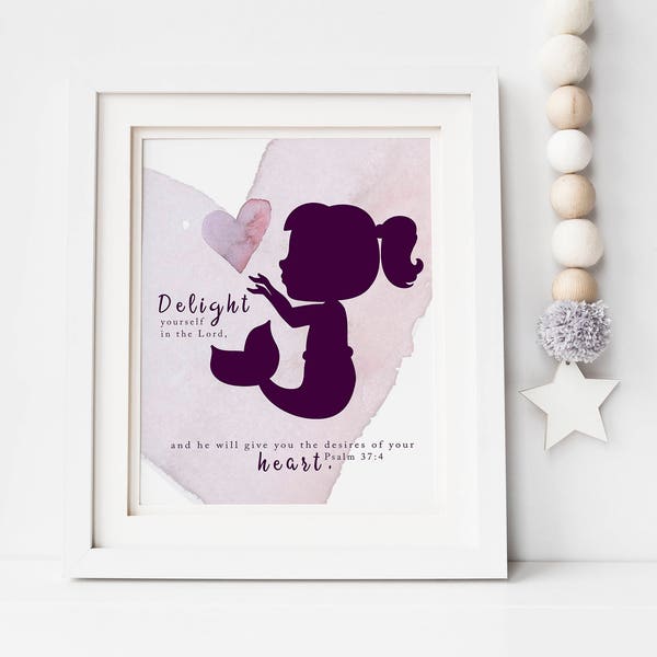 Mermaid Bible Verse - Etsy