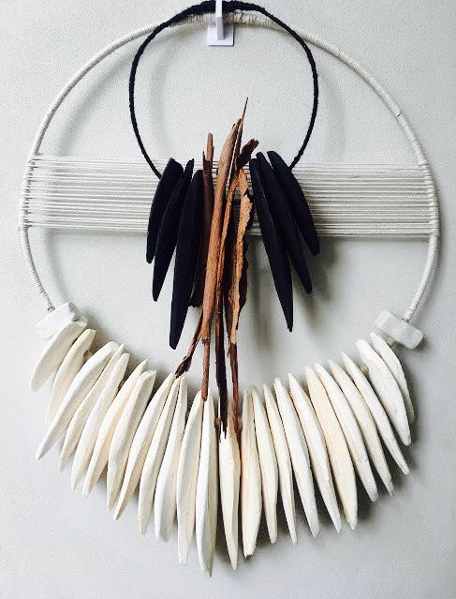 SMALL Black and Bark Cuttlefish Bone Wall Hanging - Etsy Canada