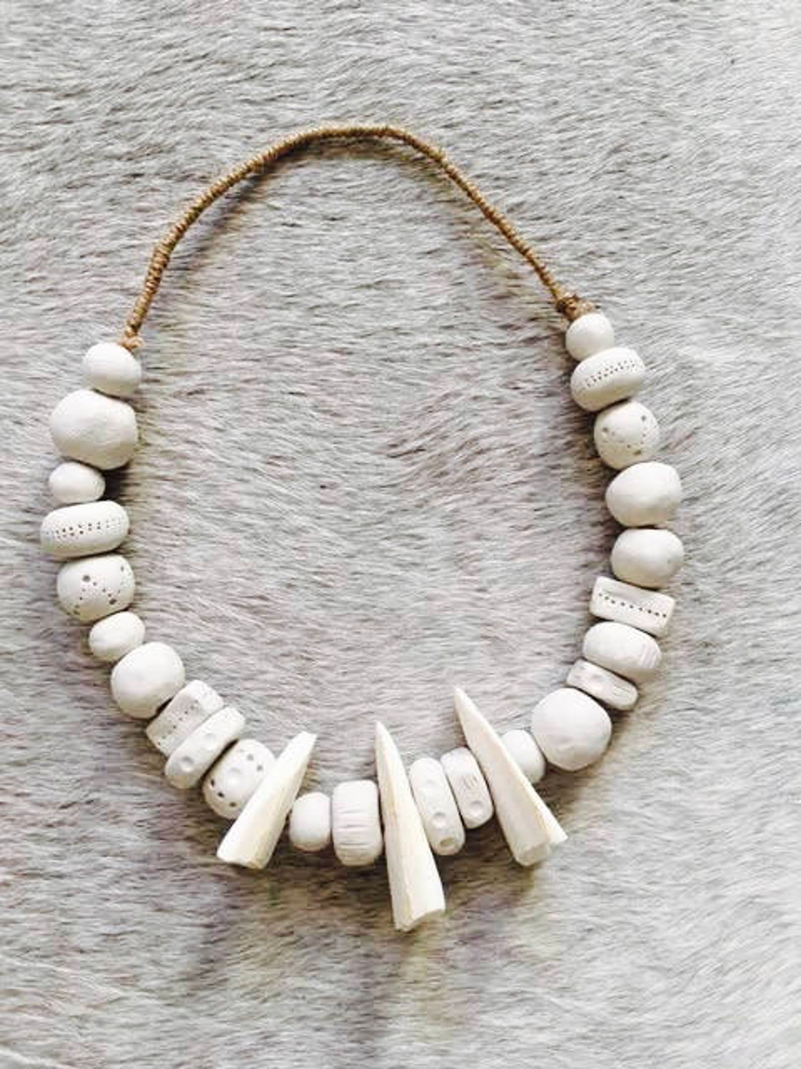 Handmade Clay Bead Cuttlefish Bone Wall Hanging Decor - Etsy