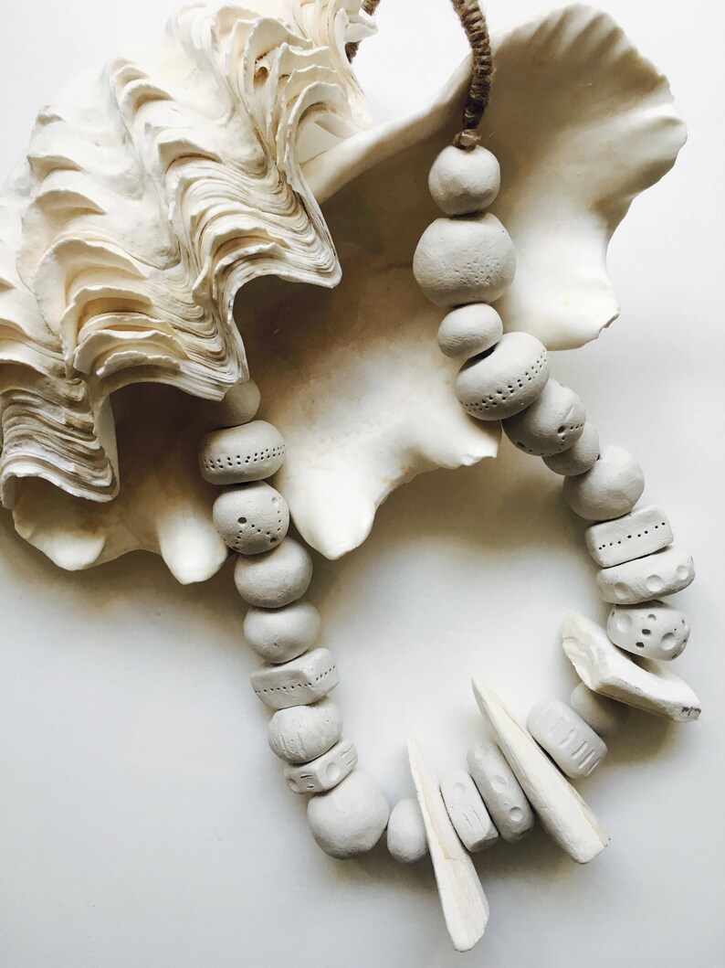 Handmade Clay Bead Cuttlefish Bone Wall Hanging Decor - Etsy