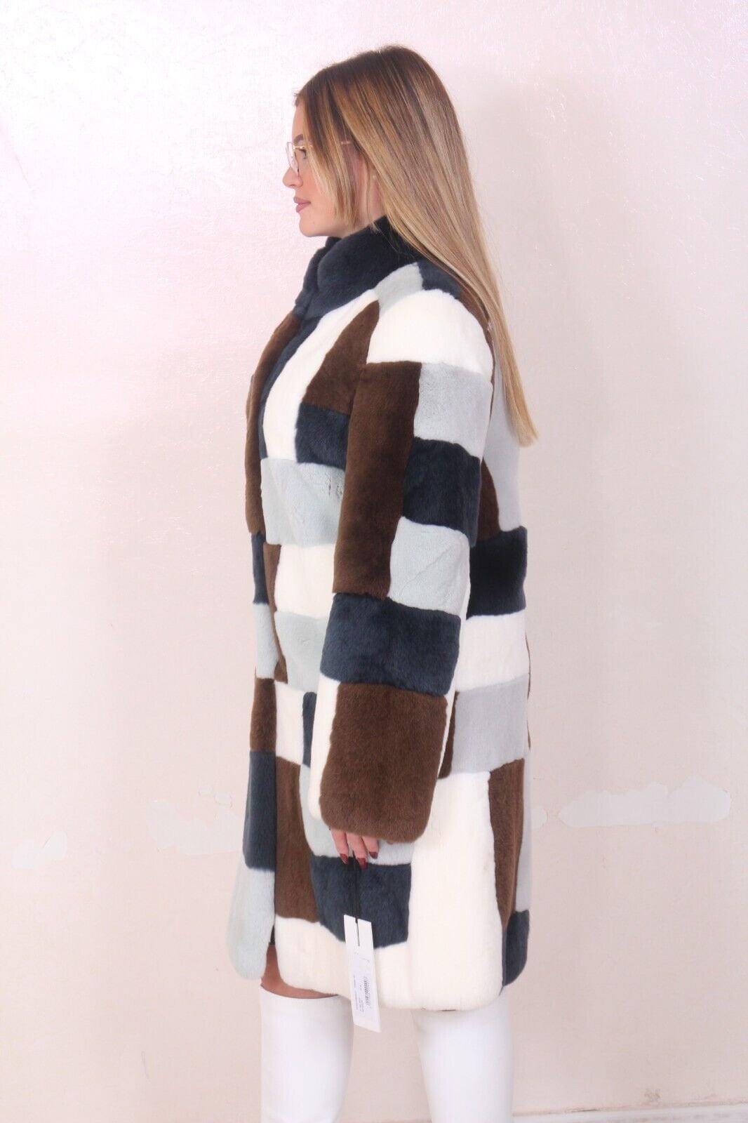 Rex Fur Coat Coat Fur Rabbit Jacke Pelz Kaninchen Vesti De Fourrure ...