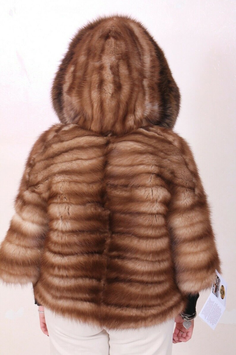 Marten Fur Jacket Sable Marten PELZMANTEL ШЕРСТЬ хорька | Etsy