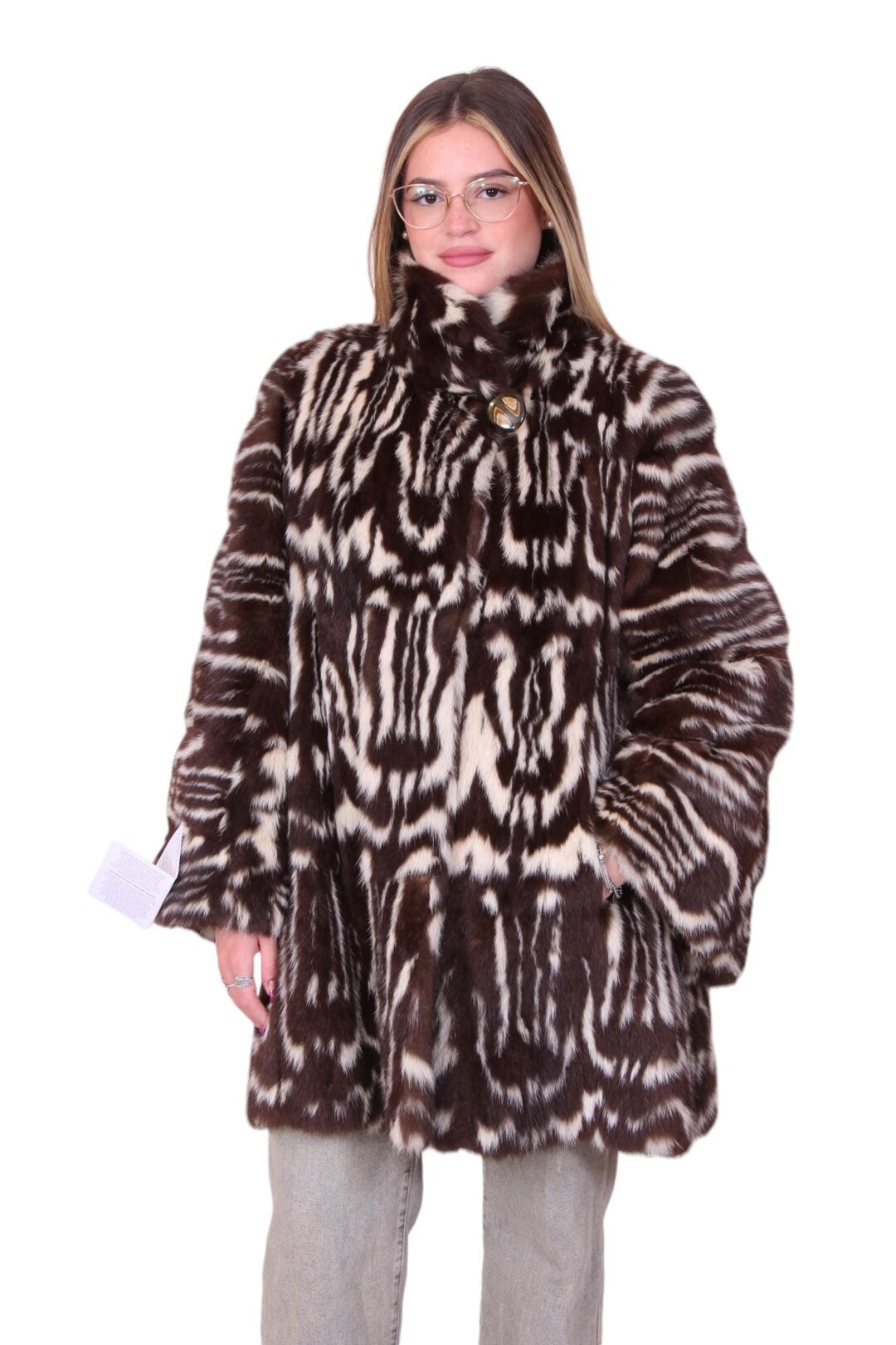 Skunk Fur Jacket Sable Skunn Fur Jacket Pelz Jacke Fourrure шерсть ...