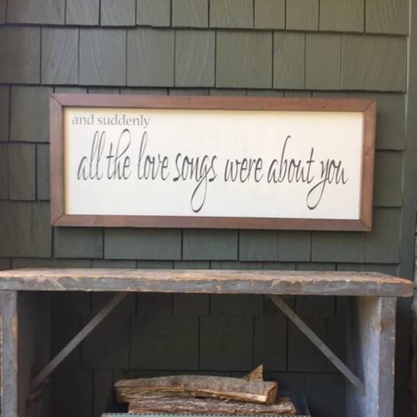 Love Song Signs - Etsy