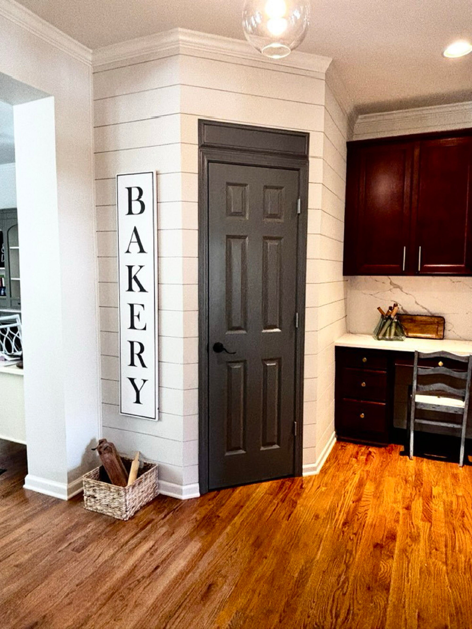 Bakery Sign, Rustic Vertical Kitchen Decor, Farmhouse Style, 5 Feet ...