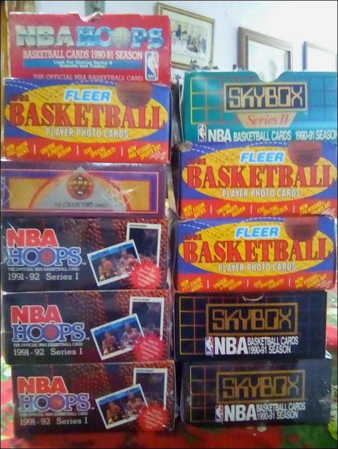 100+ Vintage NBA Unopened Basketball Cards in Packs 55+ Cards in Packs ...
