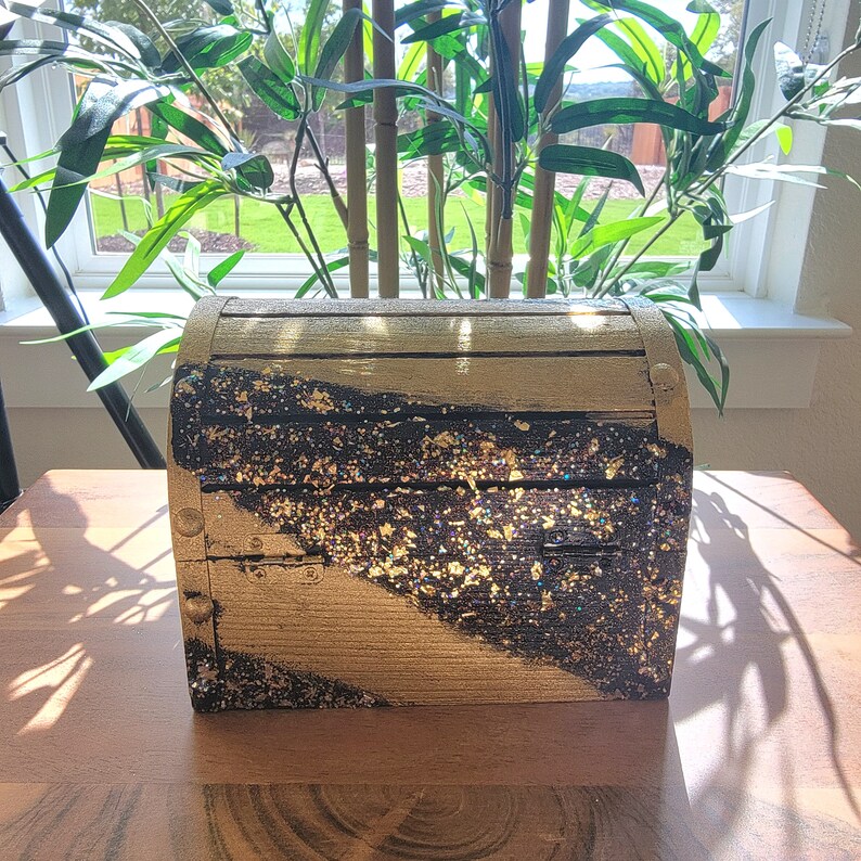 Golden Treasure Chest, Treasure Chest, Girl Birthday Gift, Keepsake Box ...