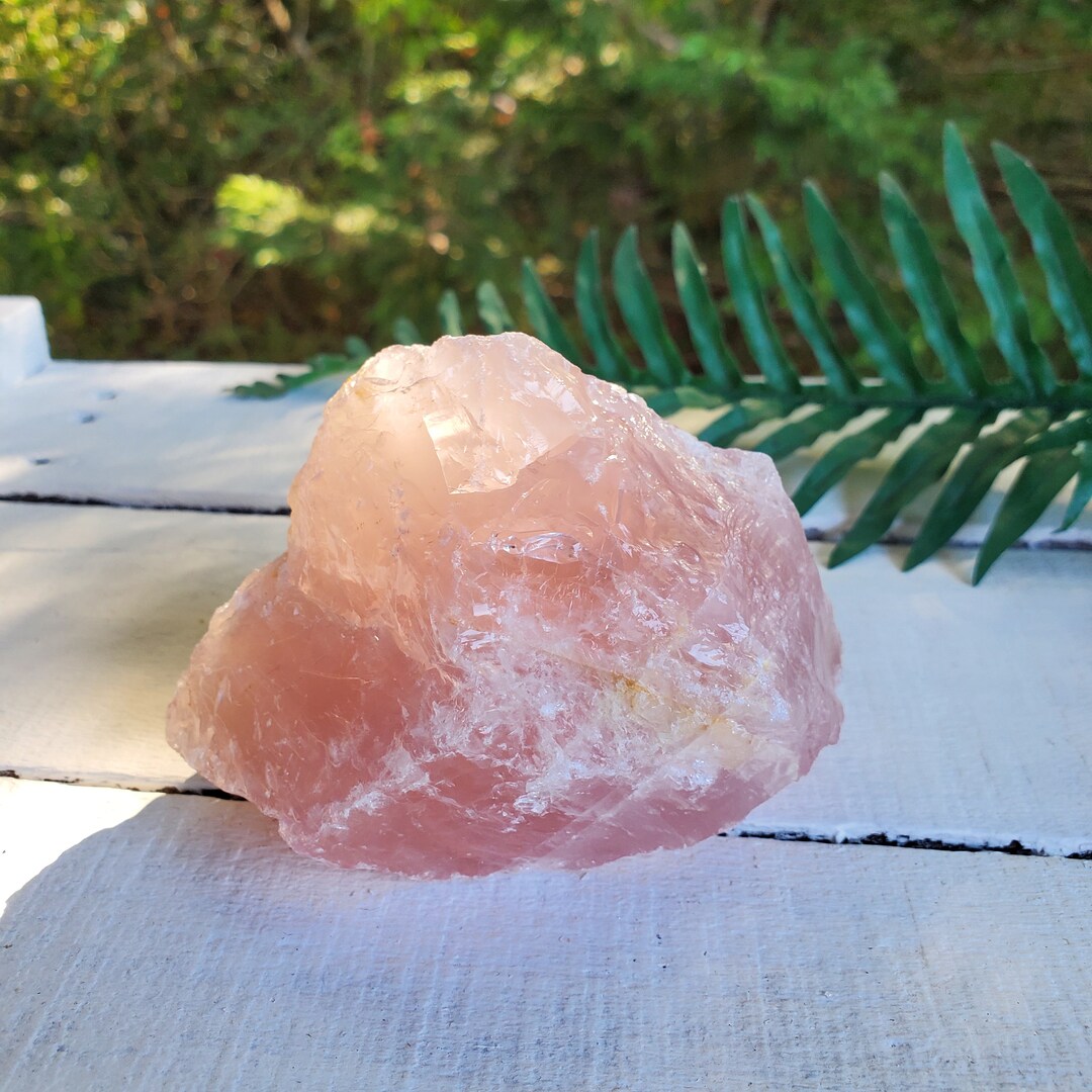 Raw Rose Quartz, Large Raw Rose Quartz, Rose Quartz Rough - Etsy