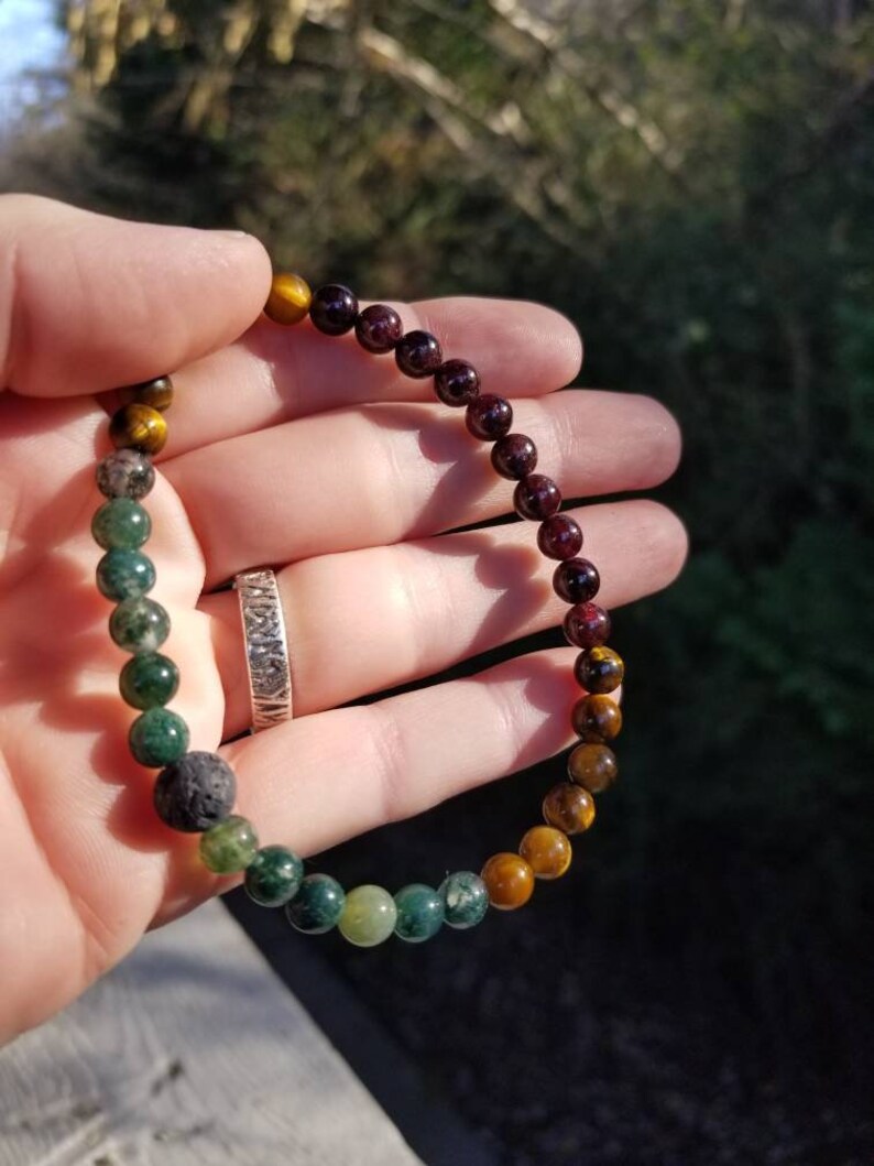 Earth Element Bracelet Zodiac Bracelet - Etsy