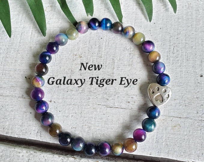 Rainbow Bridge Bracelet Memorial Pet Bracelet Rainbow Druzy - Etsy