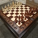 Handmade Wooden Chess Set: Battle of Thrones Carved Pieces - Etsy