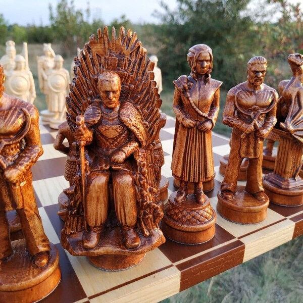 Wooden Chess Sets - Etsy