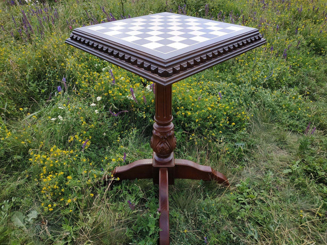 Chess Table/board "classic Luxury" Exclusive Wooden Table Furniture ...