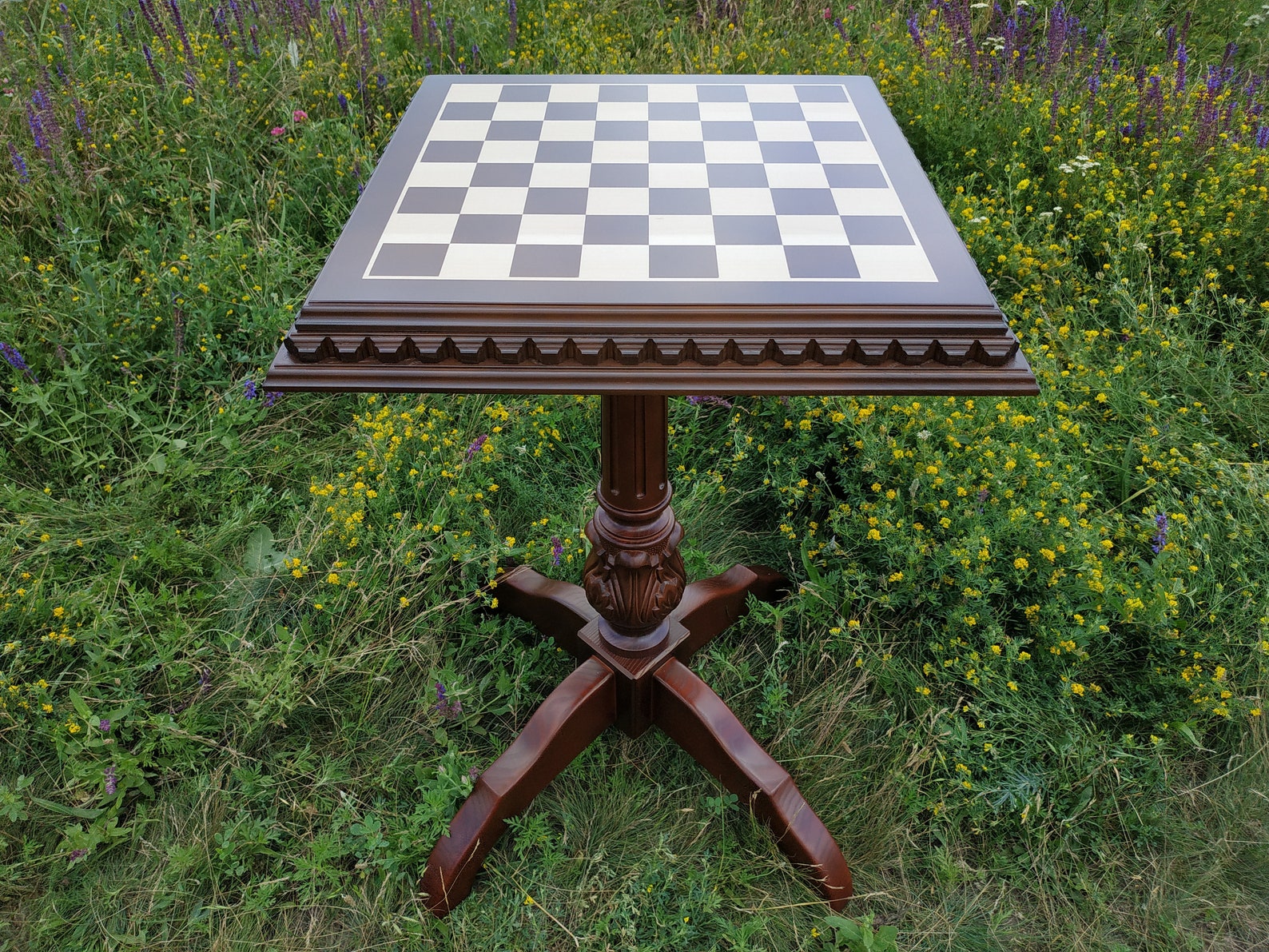 Chess Table/board classic Luxury Exclusive Wooden - Etsy