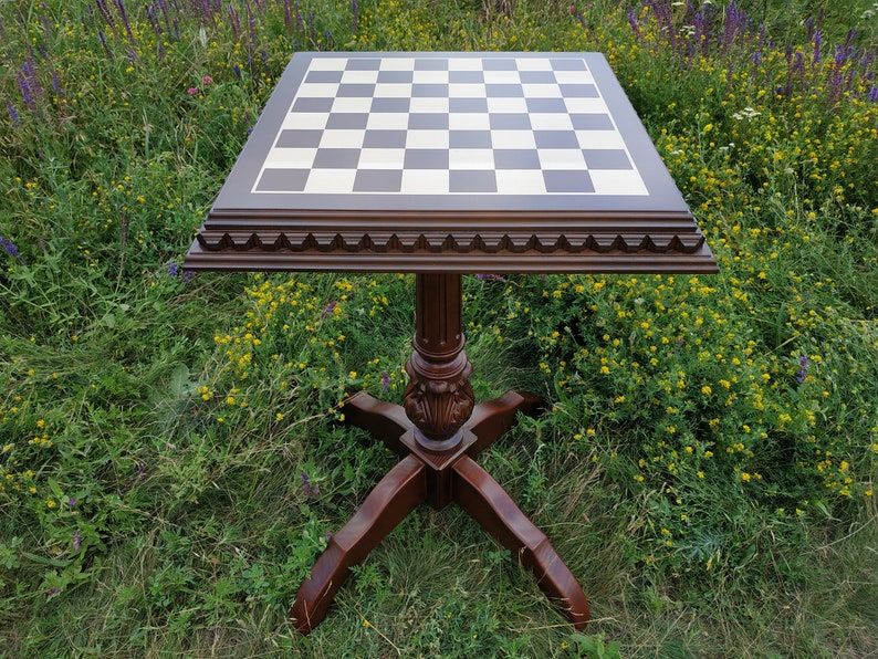 Chess Table/board classic Luxury Exclusive Wooden - Etsy