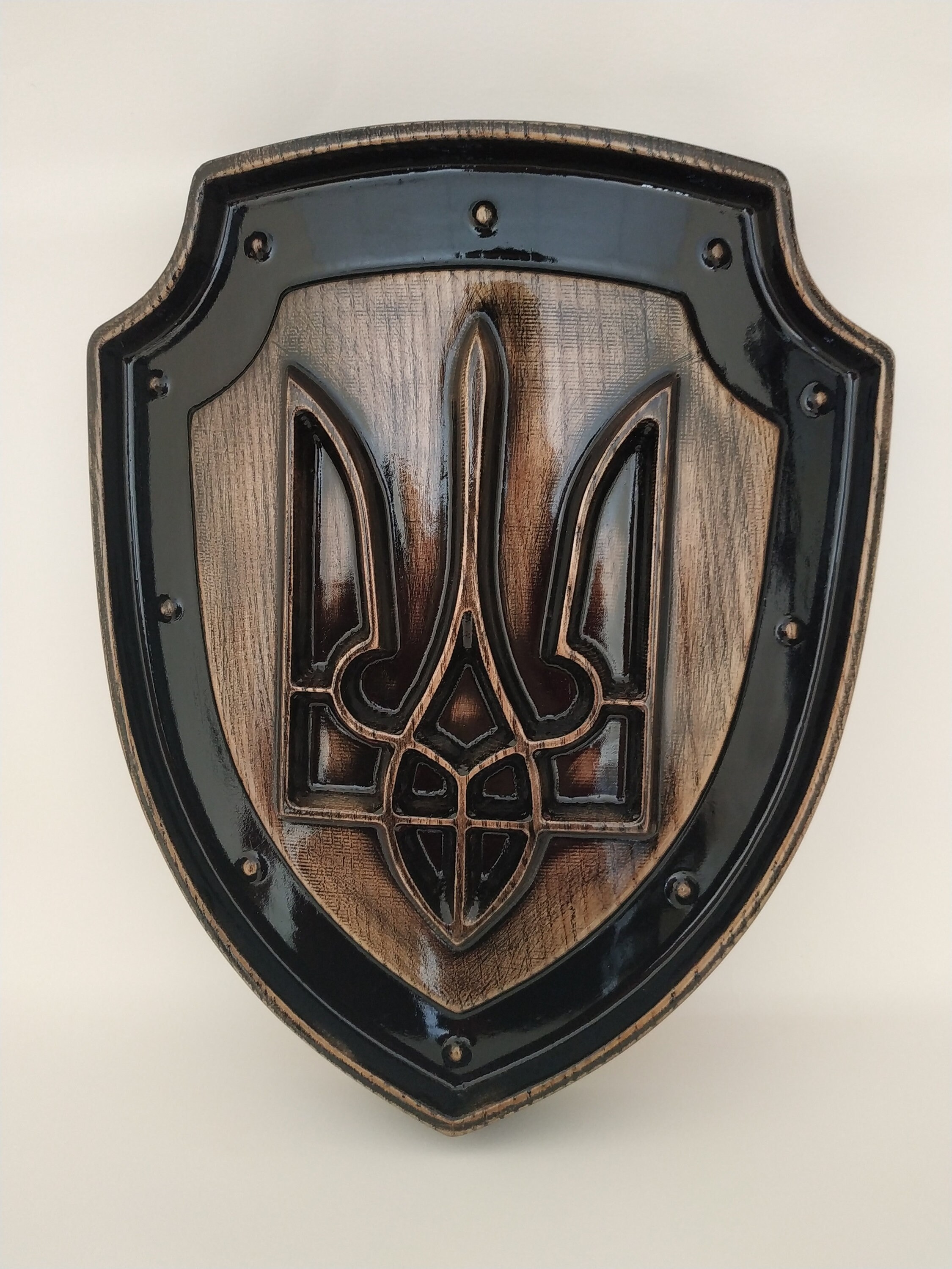 Ukrainian Trident Symbol Coat of Arms of Ukraine From Ash - Etsy