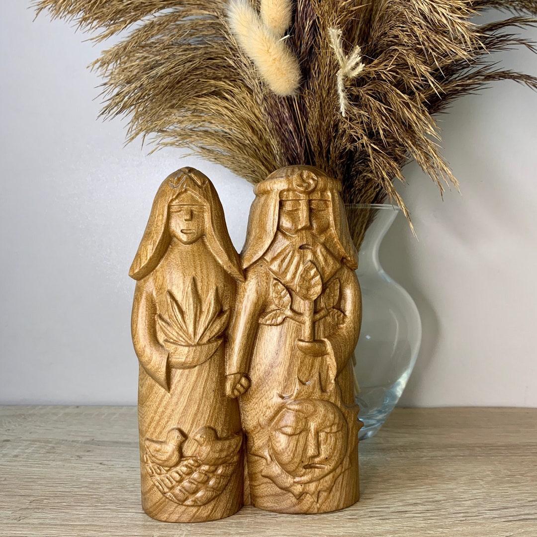 Wooden Figurine Gods of Slavic Mythology, God Yarilo, Scandinavian Gods ...
