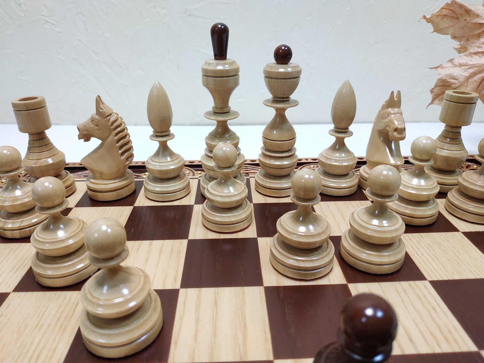 Wooden Chess Set to My King Custom Engraving Chess - Etsy
