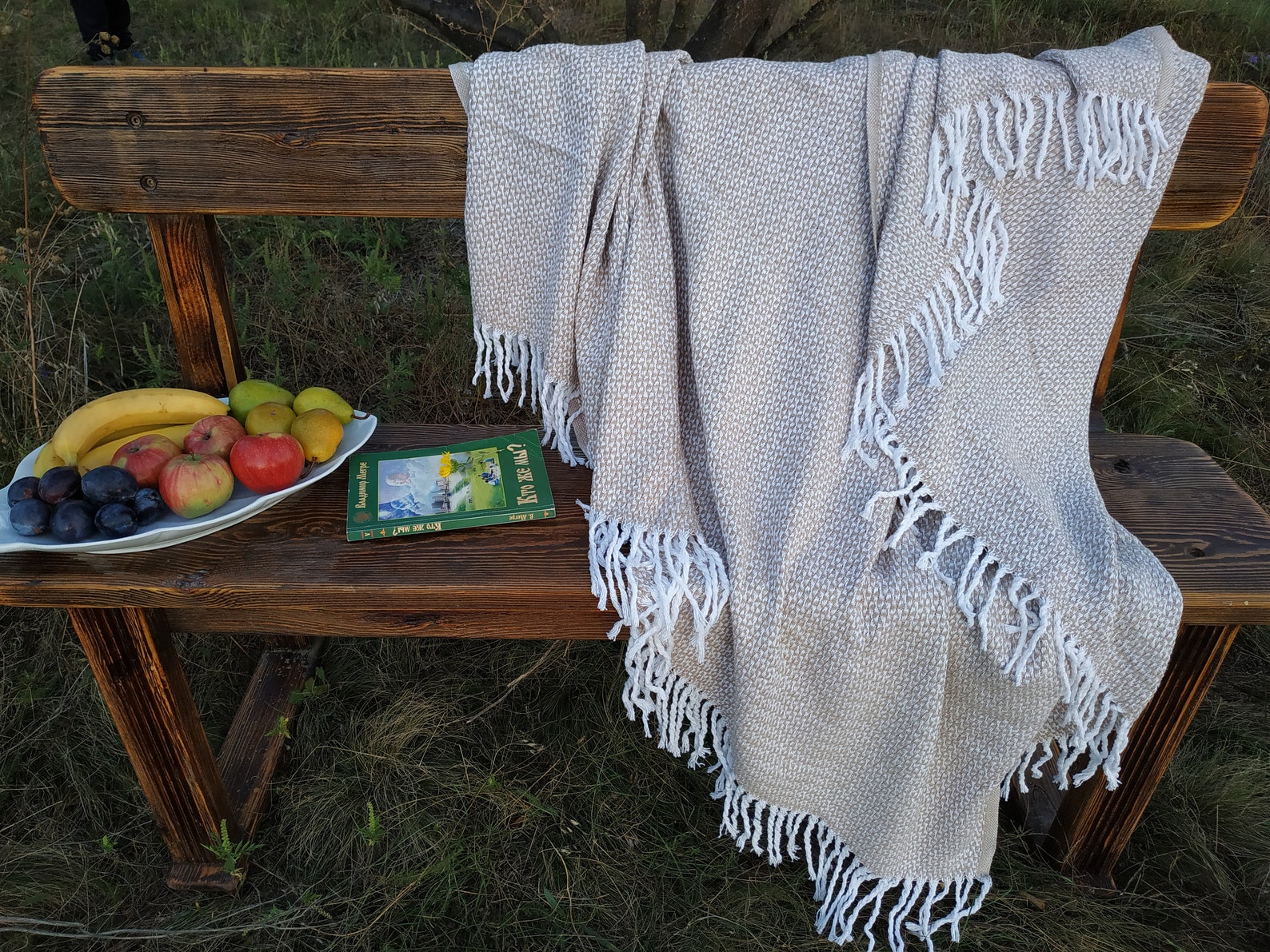 Organic Cotton Blanketsoft Throw Blanket Rustic Style - Etsy