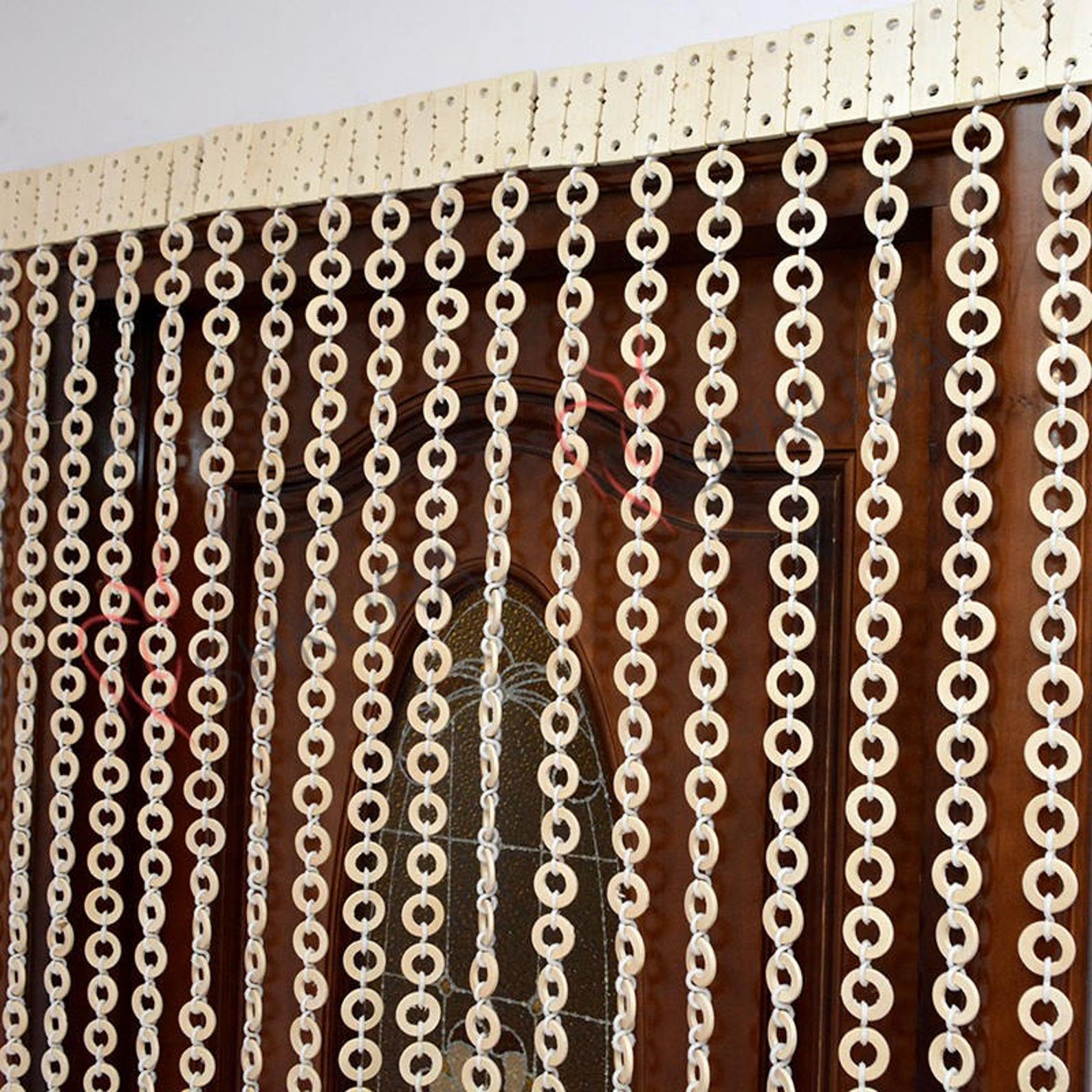 Door Bead Curtain Decor for Living Room Wood Blinds Door Beads - Etsy