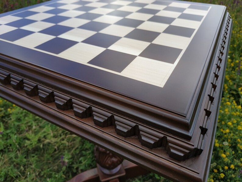 Chess Table/board classic Luxury Exclusive Wooden - Etsy