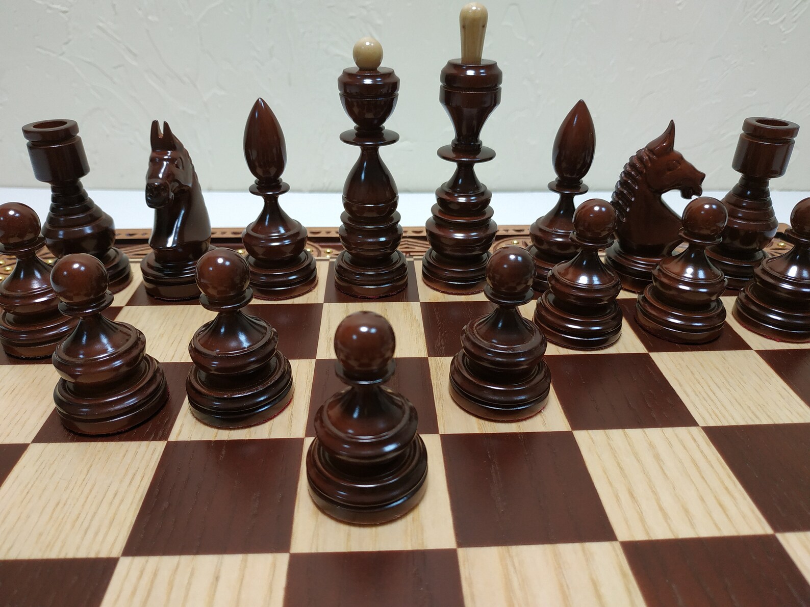 Wooden Chess Set to My King Custom Engraving Chess - Etsy