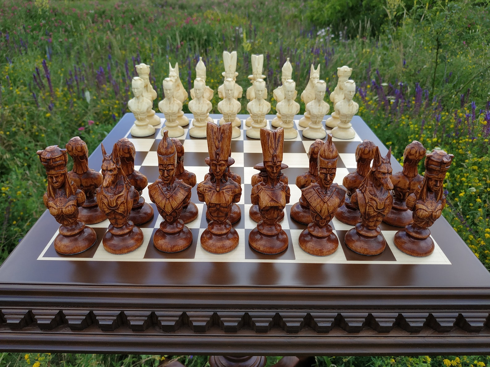 Chess Set classic Luxurypharaoh of Ancient - Etsy
